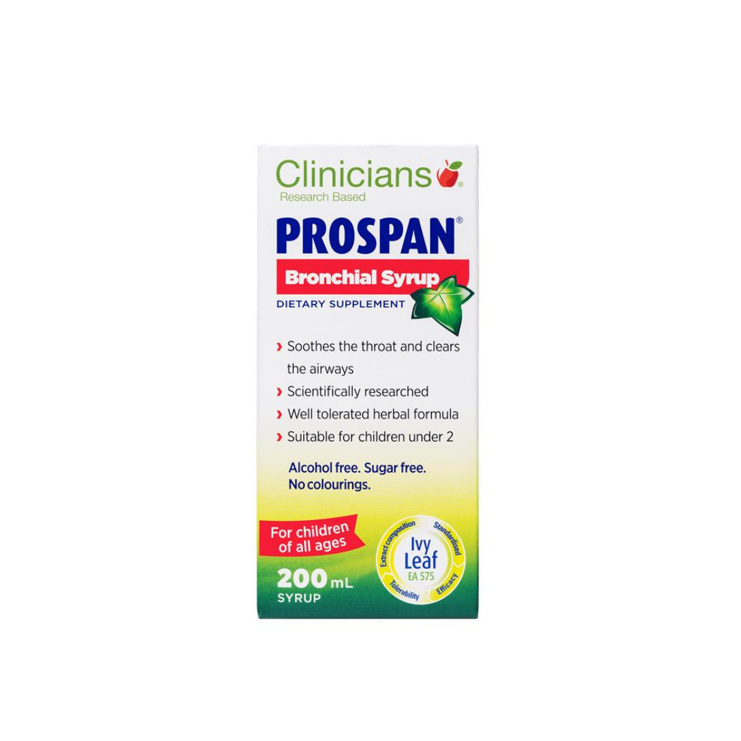 Clinicians Prospan Bronchial Syrup 100ml – Pharmville Pharmacy